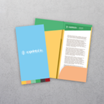 High Quality DL Presentation folders I Personalised folder printing