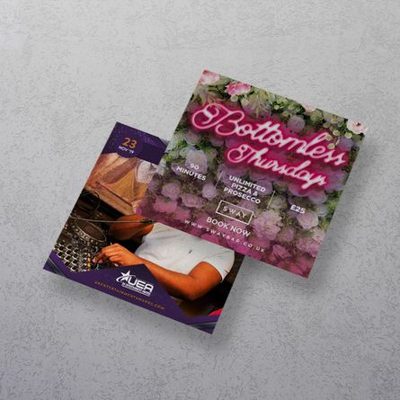Custom size Flyers | Printed Flyer | Free UK Delivery