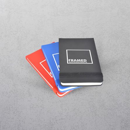 Custom Notebook Jotter | Printed Jotters with Pen Holder