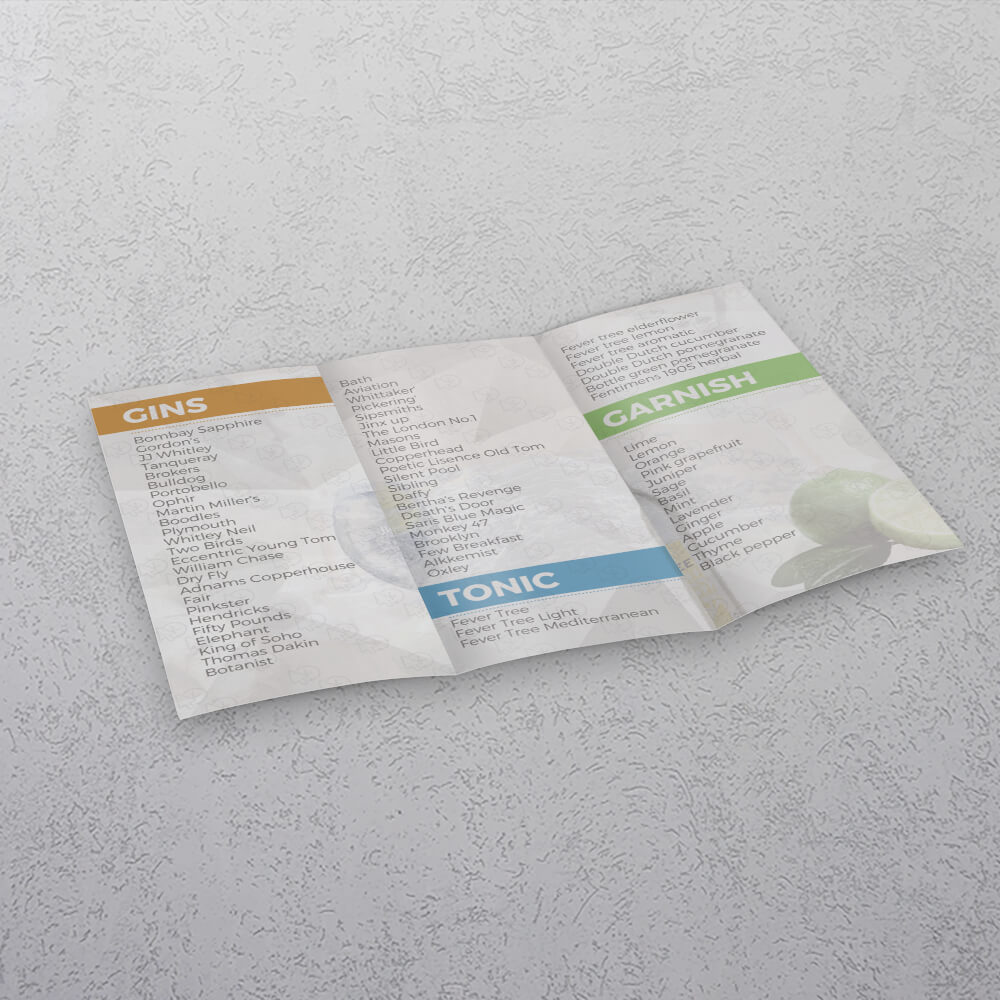 Creased Leaflet Printing | Flyers with crease Supplied Flat