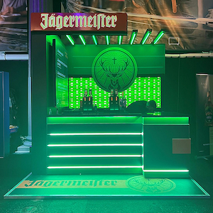 Custom Printed Bar Front | Events bars designs | Apprintable UK