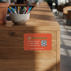 Business Card Stickers | Personalised Sticker Printing | Custom Print