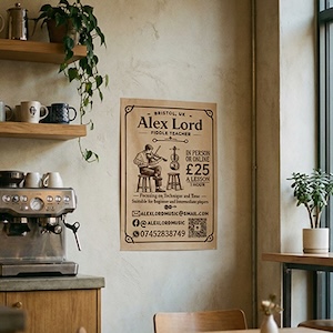 Print Kraft Paper Poster | A3 Eco-Friendly Rustic Posters