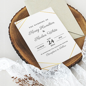 Elegant - Personalised Wedding Invitations