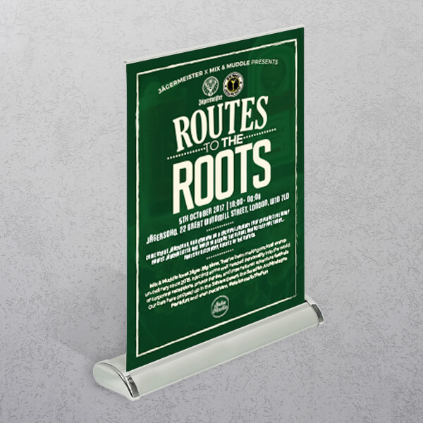 Mini Roller Banners | Printed Desktop Banner | Free Delivery
