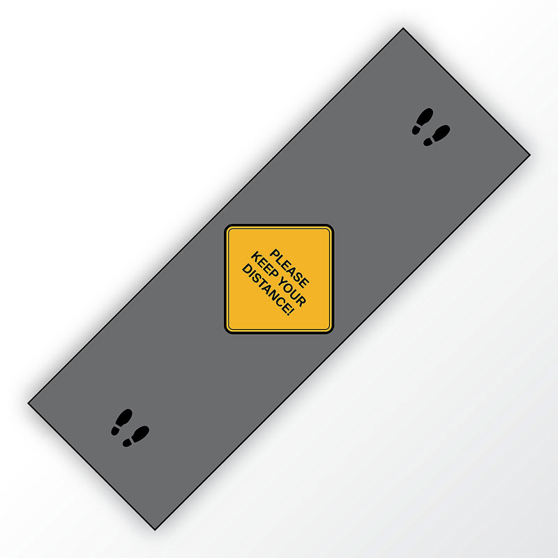 Covid-19 Social Distancing Floor Mats | Hygiene Mats | Business Print
