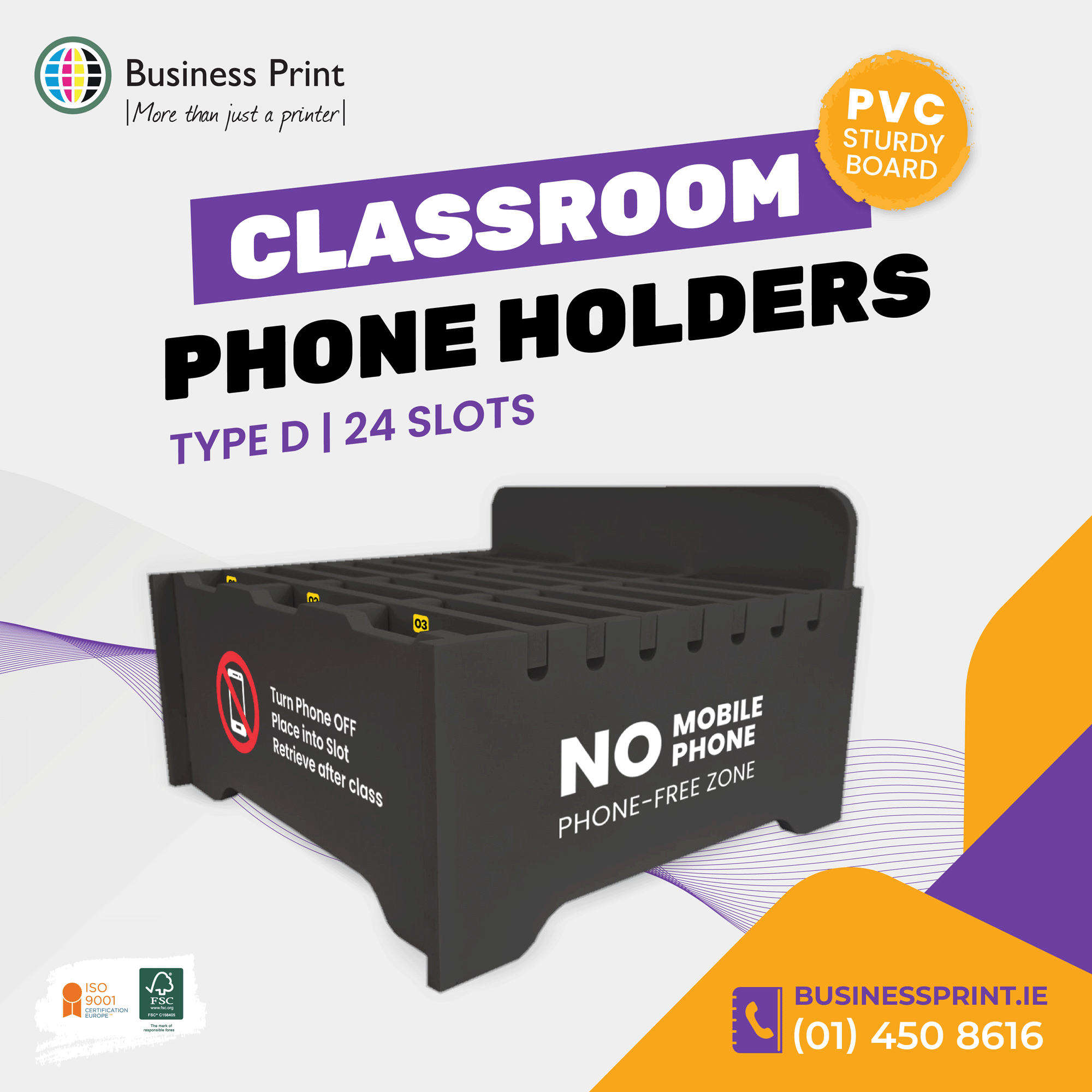 Classroom Phone Holders | Schools and Colleges| BusinessPrint.ie