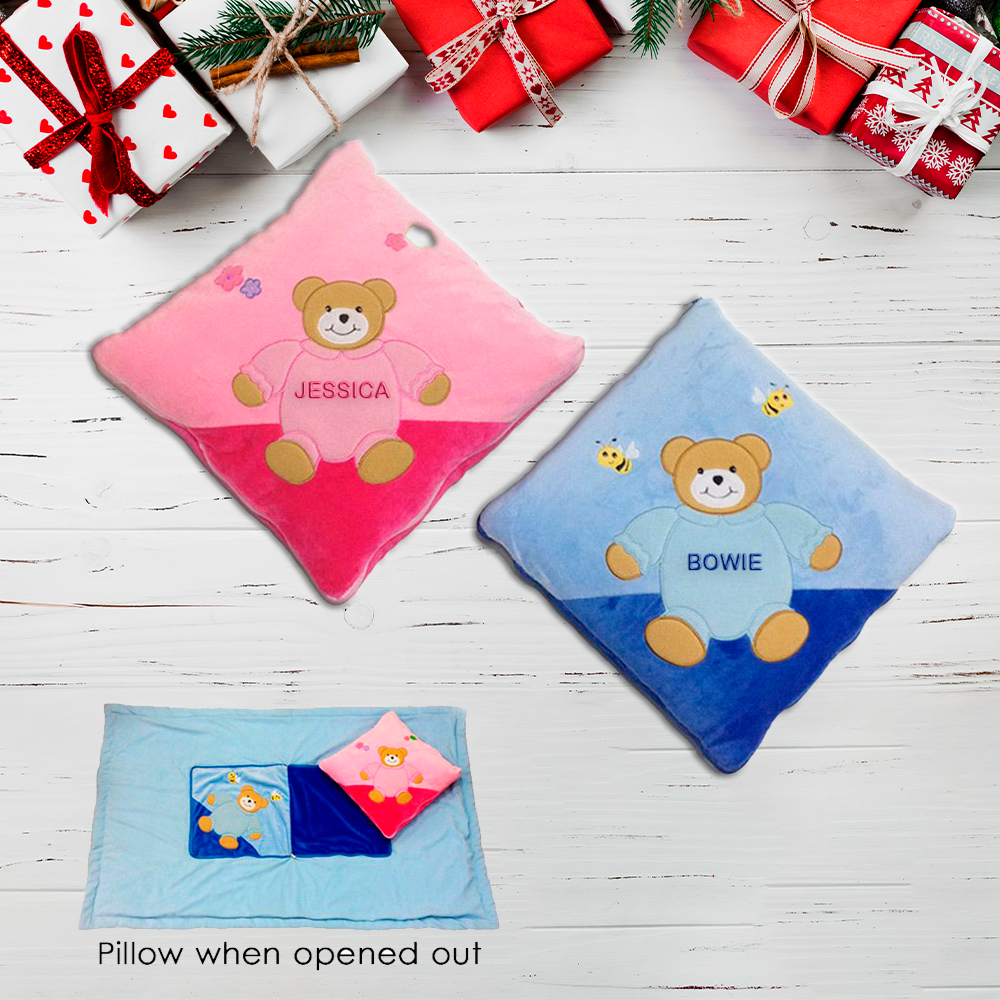 Personalised Baby Quillow| Embroidered