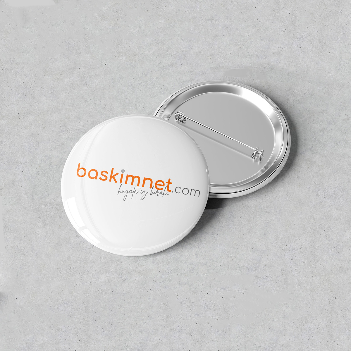 Kişiye Özel Baskılı Buton Rozet - Baskımnet