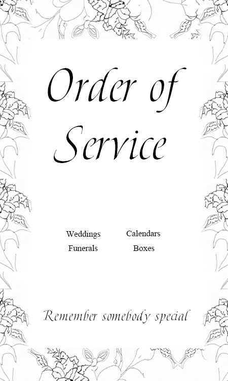 Wedding order of service template 60 photos - Vianawedding.com