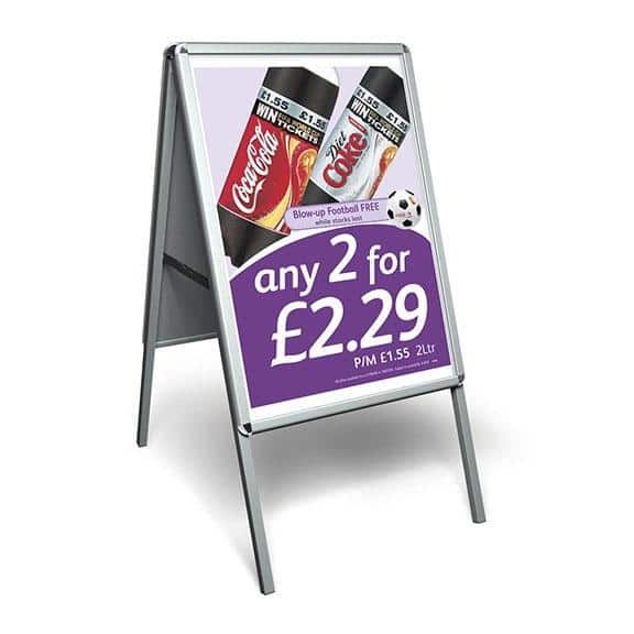 A0 A-Frame Signs – High-Quality Custom Printing | Southampton