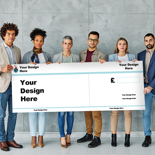 Giant Cheque Printing | Personalised Giant Paper Cheques