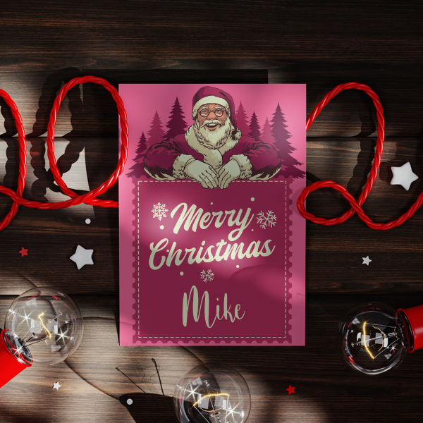 Premium Custom A6 Christmas Cards – Personalised Holiday Greetings