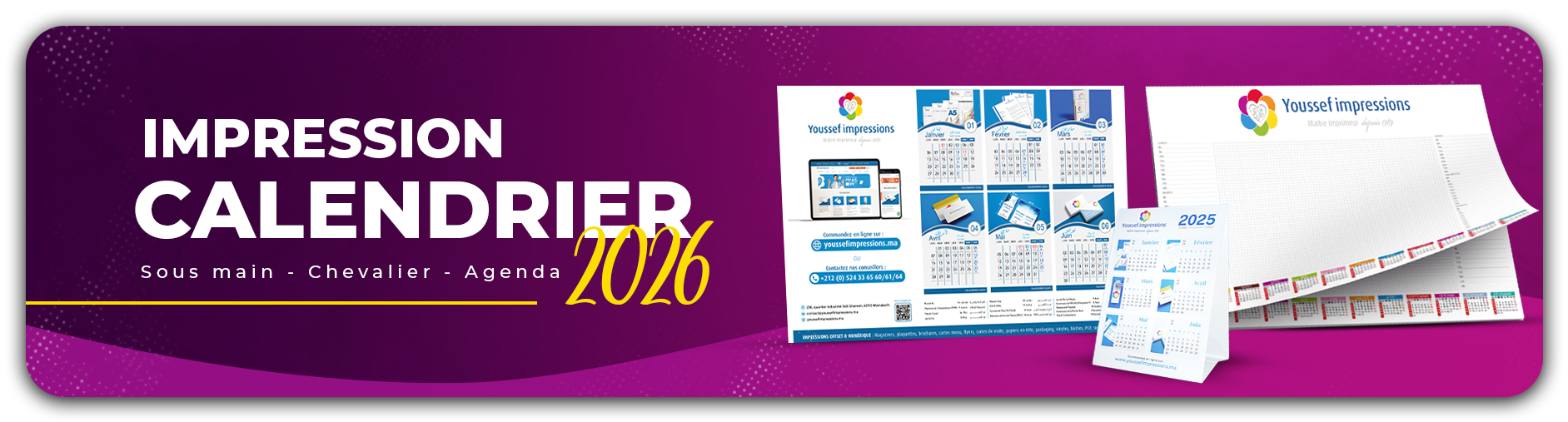 Youssef Impressions - 1er imprimeur en ligne au Maroc