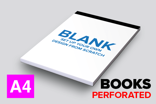 Carbonless NCR print in colour with your design PDF | A3, A4, A5, A6