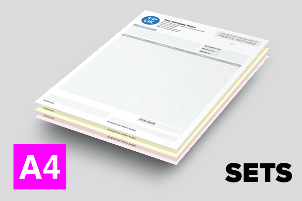 PARTS RETURN Goods Return Note | Design online for FREE