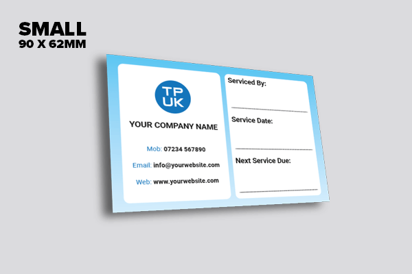 Boiler Service VINYL Labels | Design online for FREE