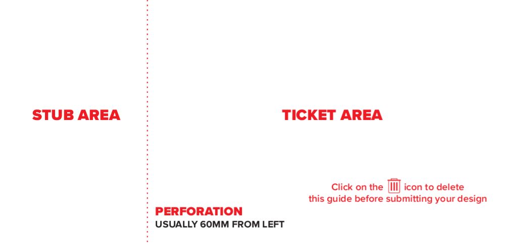 TICKET Templates for Print | Design online FREE