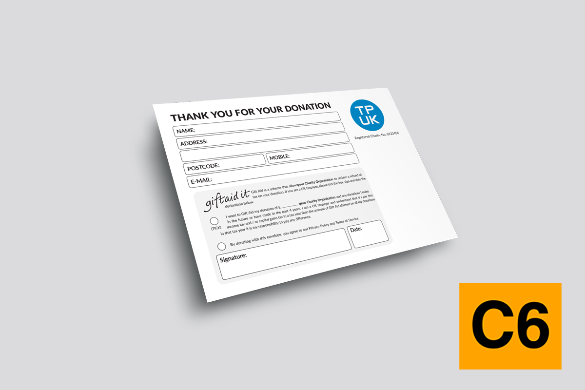 Church Envelope TEMPLATES | Design online | C6 or DL size
